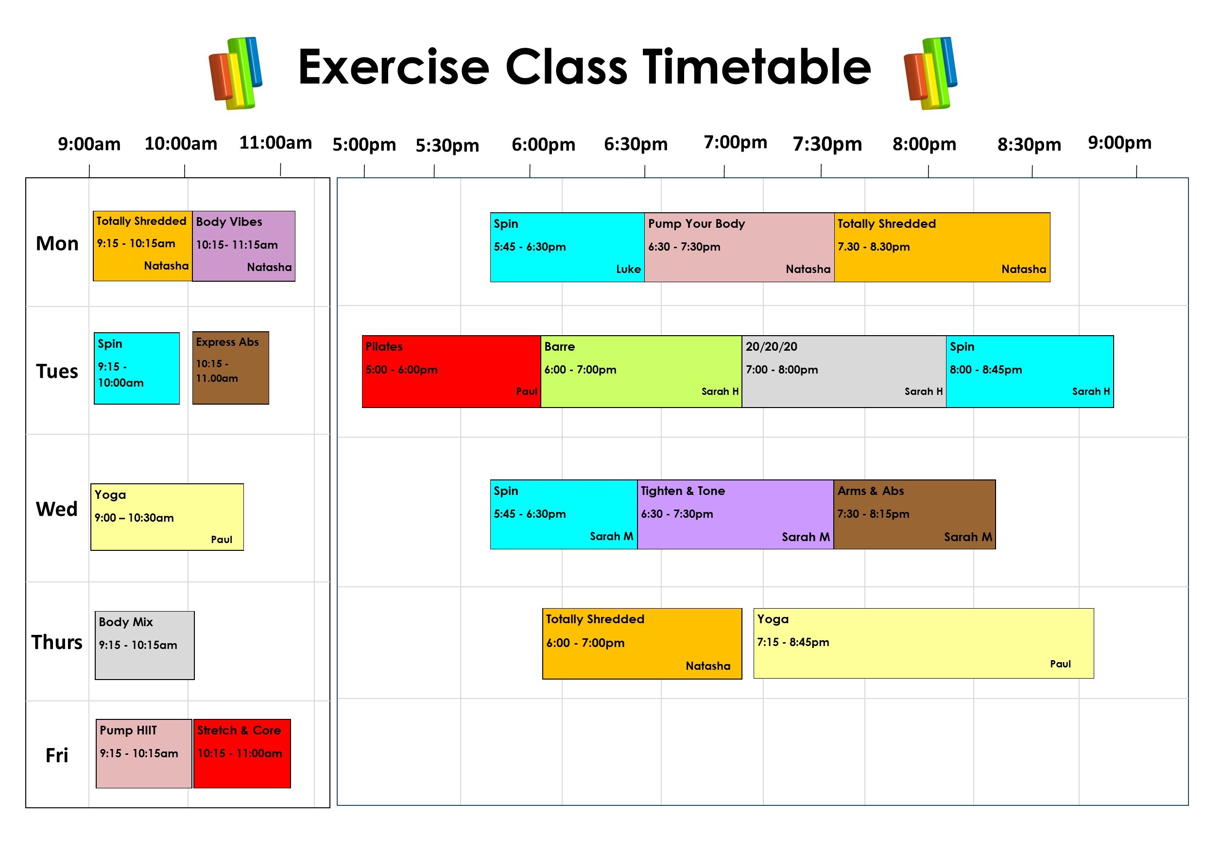 Class Timetable - The Marsh Academy